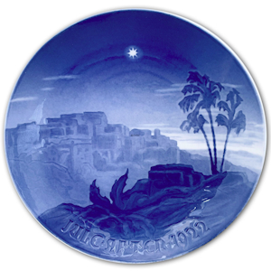 Star of Bethlehem 1922, Bing & Grondahl Christmas plate | Year 1922 ...